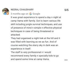 Camp Vama – Military Themed Experiential Getaway